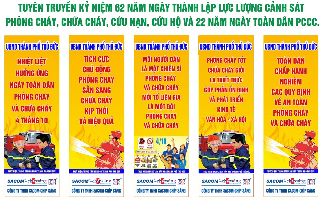 TUYÊN TRUYỀN HƯỞNG ỨNG "NGÀY TOÀN DÂN PHÒNG CHÁY CHỮA CHÁY" 04/10